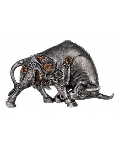 SCULPTURE STEAMPUNK BULL GILDE