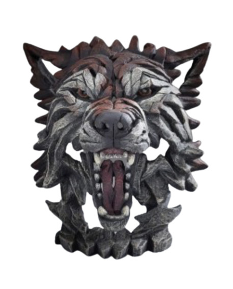 WOLF BUST BY EDGE SCULPTURE